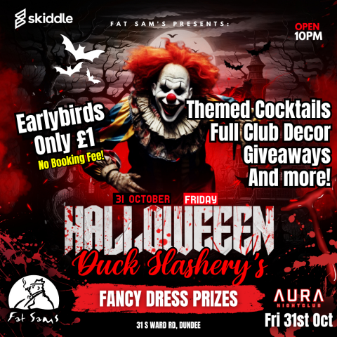 Events - Fat Sams Dundee Venue