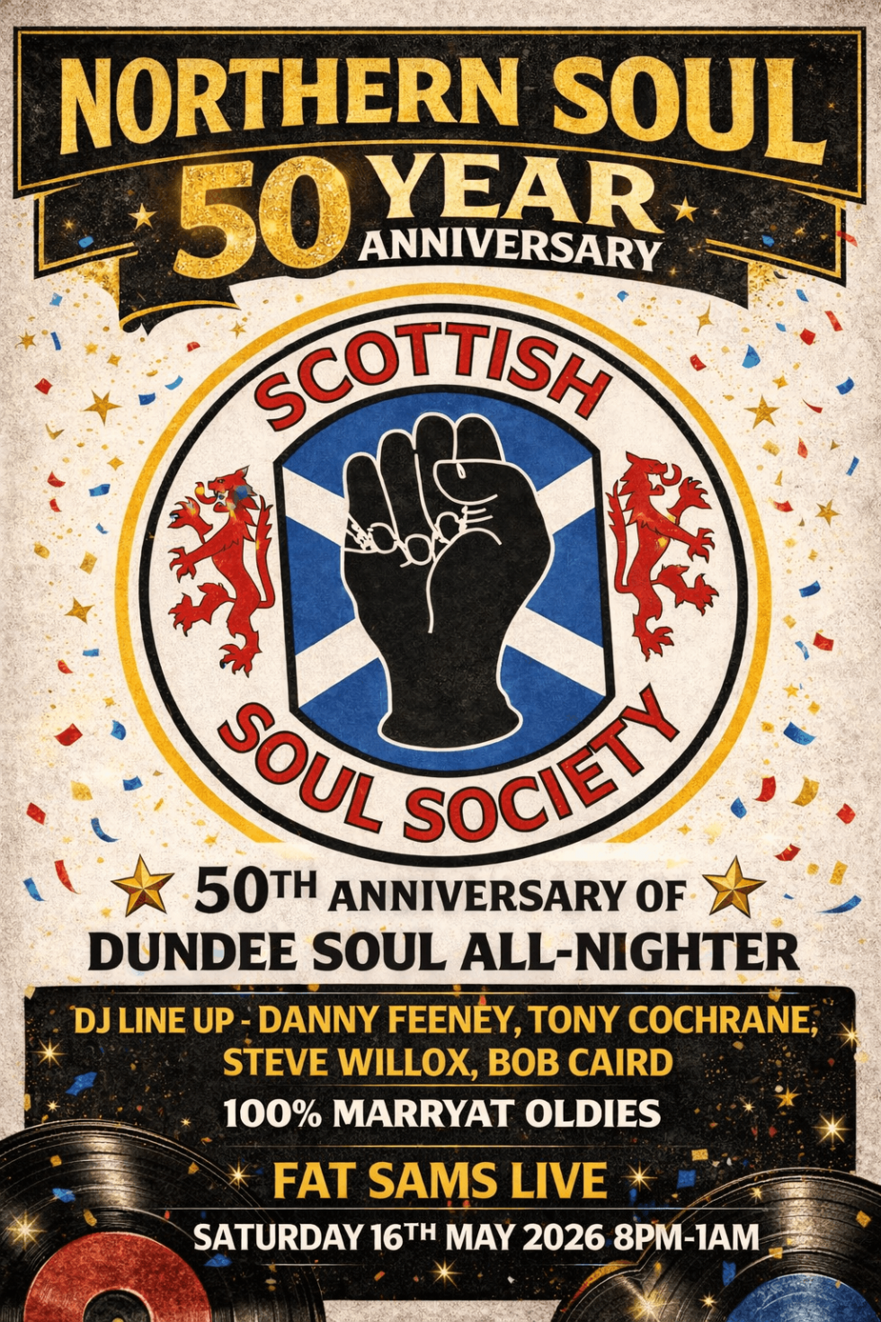 Events - Fat Sams Dundee Venue